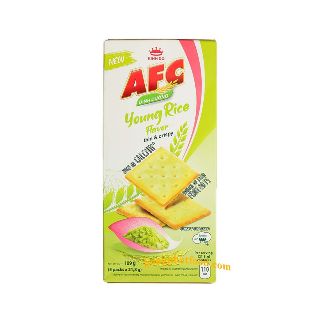 AFC Green Rice Cracker 109g - HONG PHAT IMPORT EXPORT CO., LTD