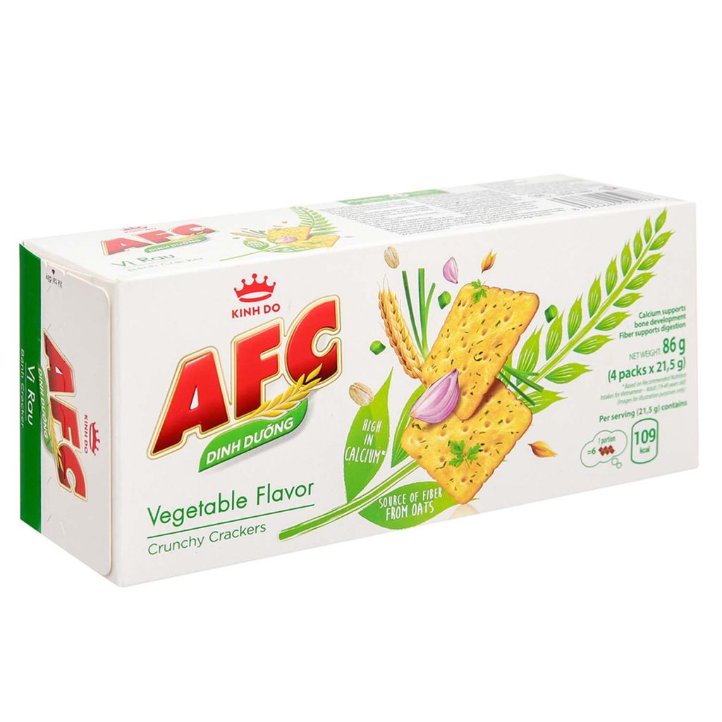 AFC Vegetable Cracker 172g - HONG PHAT IMPORT EXPORT CO., LTD