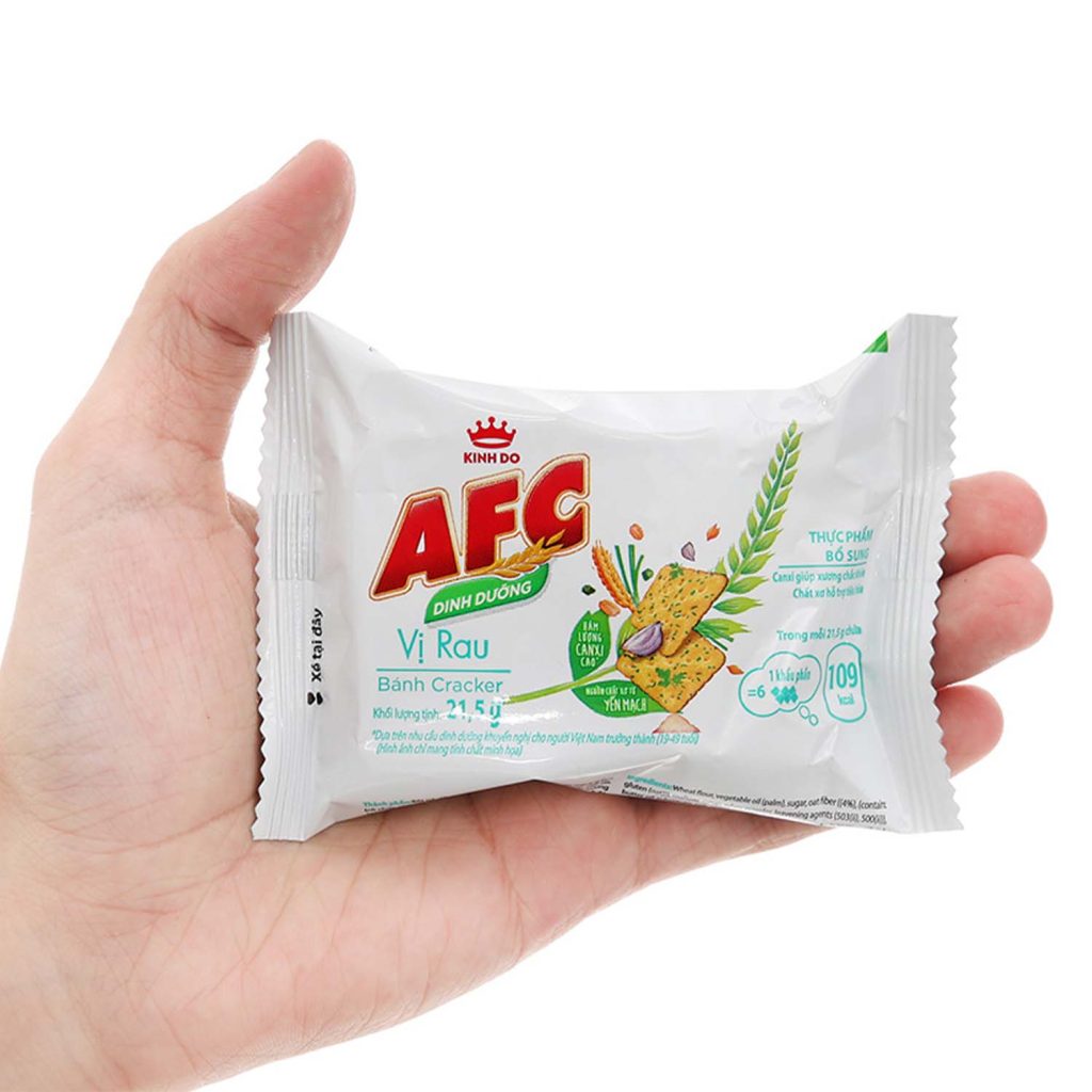 AFC Vegetable Cracker 172g - HONG PHAT IMPORT EXPORT CO., LTD