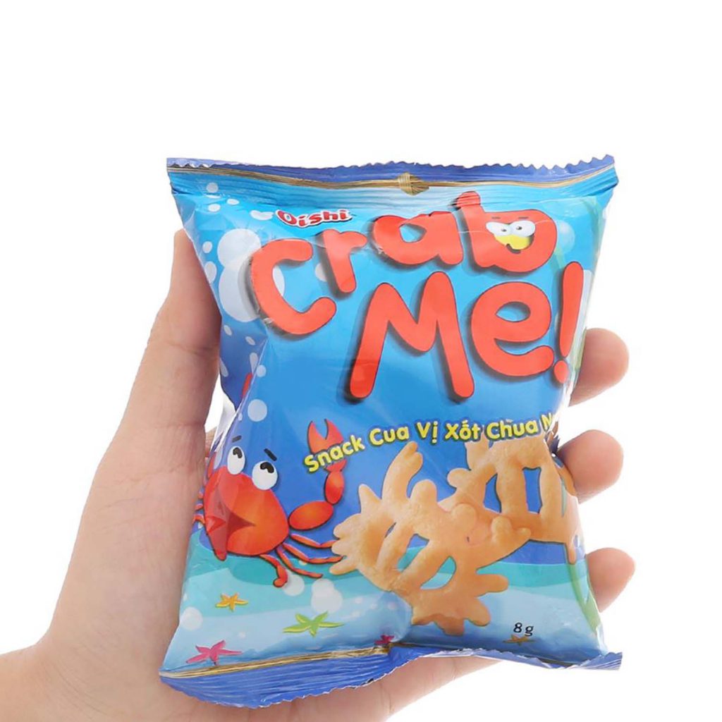 Oishi Crab Me Snack - 8g/15g/39g/75g | Hong Phat Co., Ltd