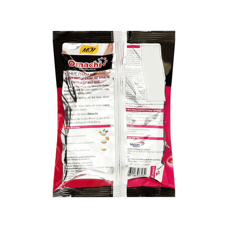 Omachi Five-Fruit Stewed Rib Instant Noodles 80g | HONG PHAT