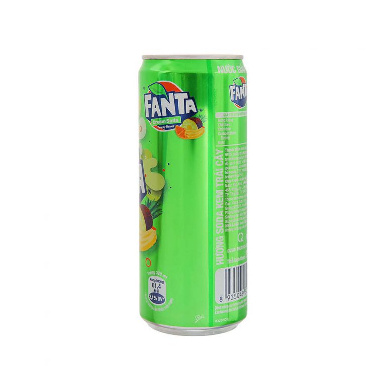 Fanta Cream Soda Fruity Soft Drink - 320ml | HONG PHAT