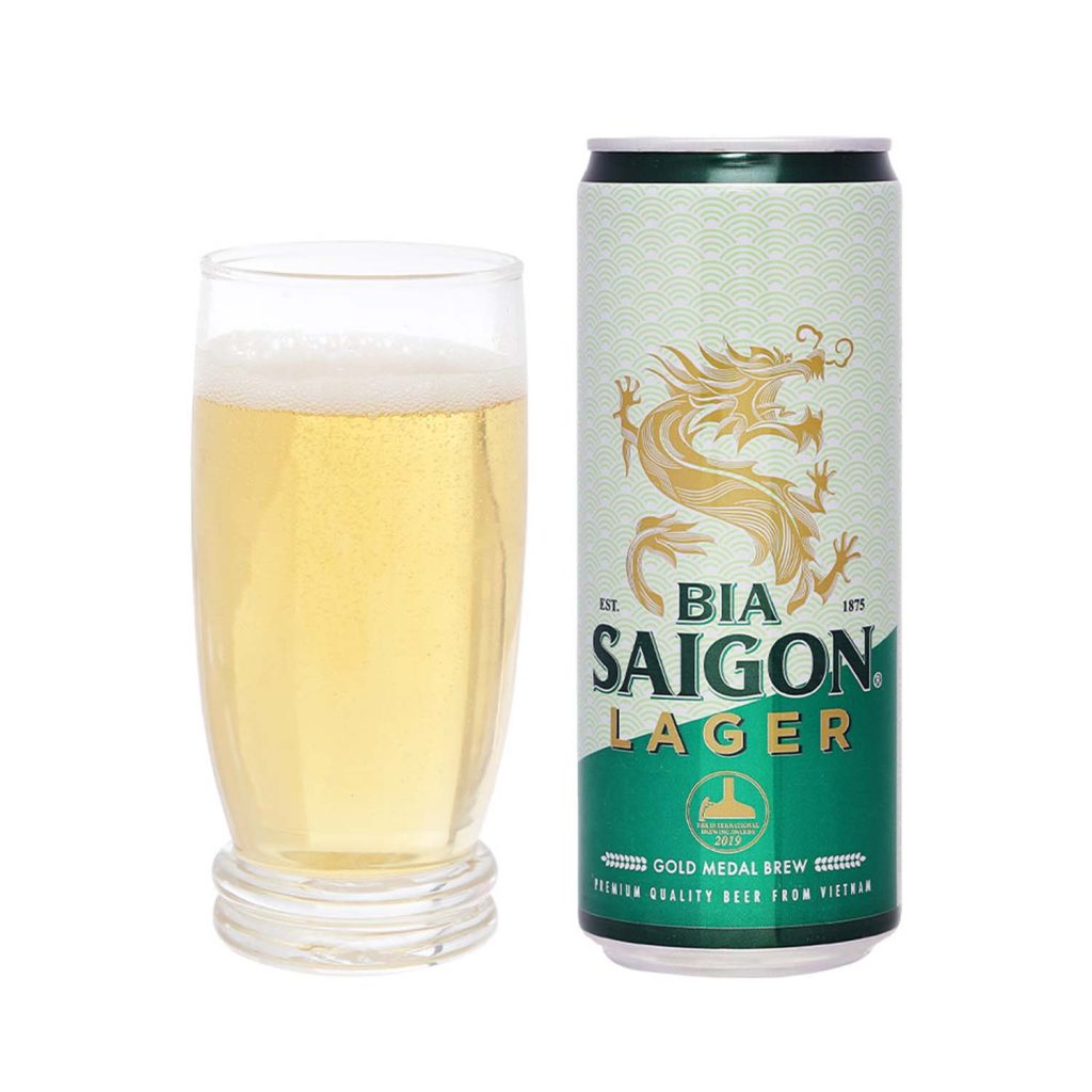 Saigon Lager Sleek Beer 330ml | HONG PHAT CO., LTD