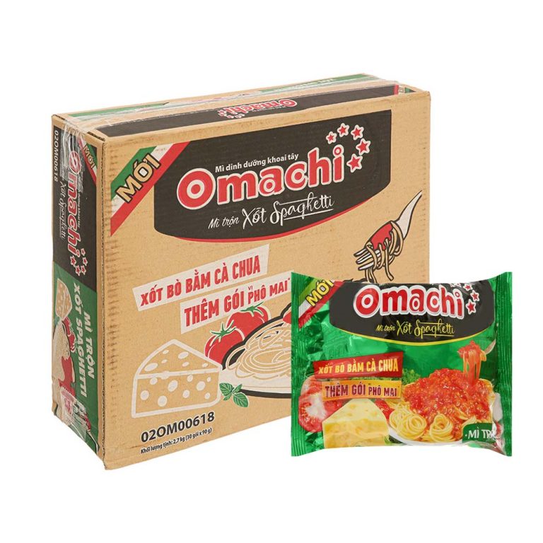 Omachi Spaghetti Mixed Instant Noodles 90g