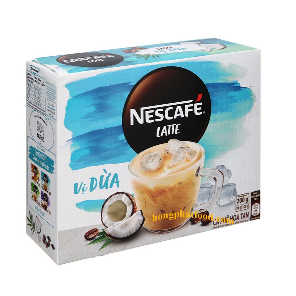 NesCafé Latte Coconut Instant Milk Coffee 200g | Hong Phat