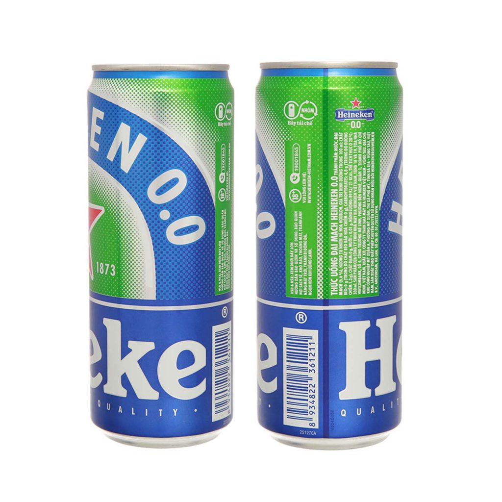 Heineken Zero Beer 330ml | HONG PHAT CO., LTD
