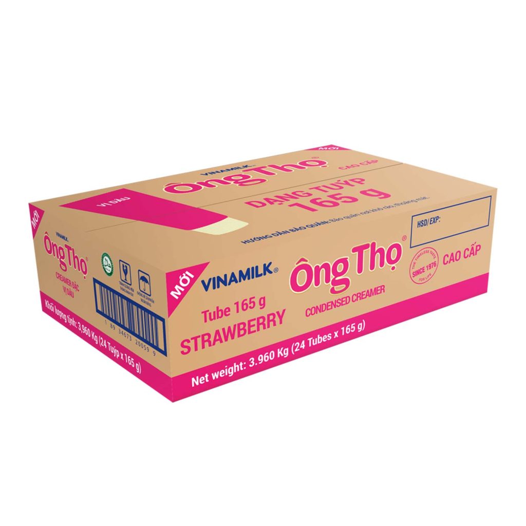 Ong Tho Strawberry Sweetened Condensed Milk 165g - HONG PHAT IMPORT ...