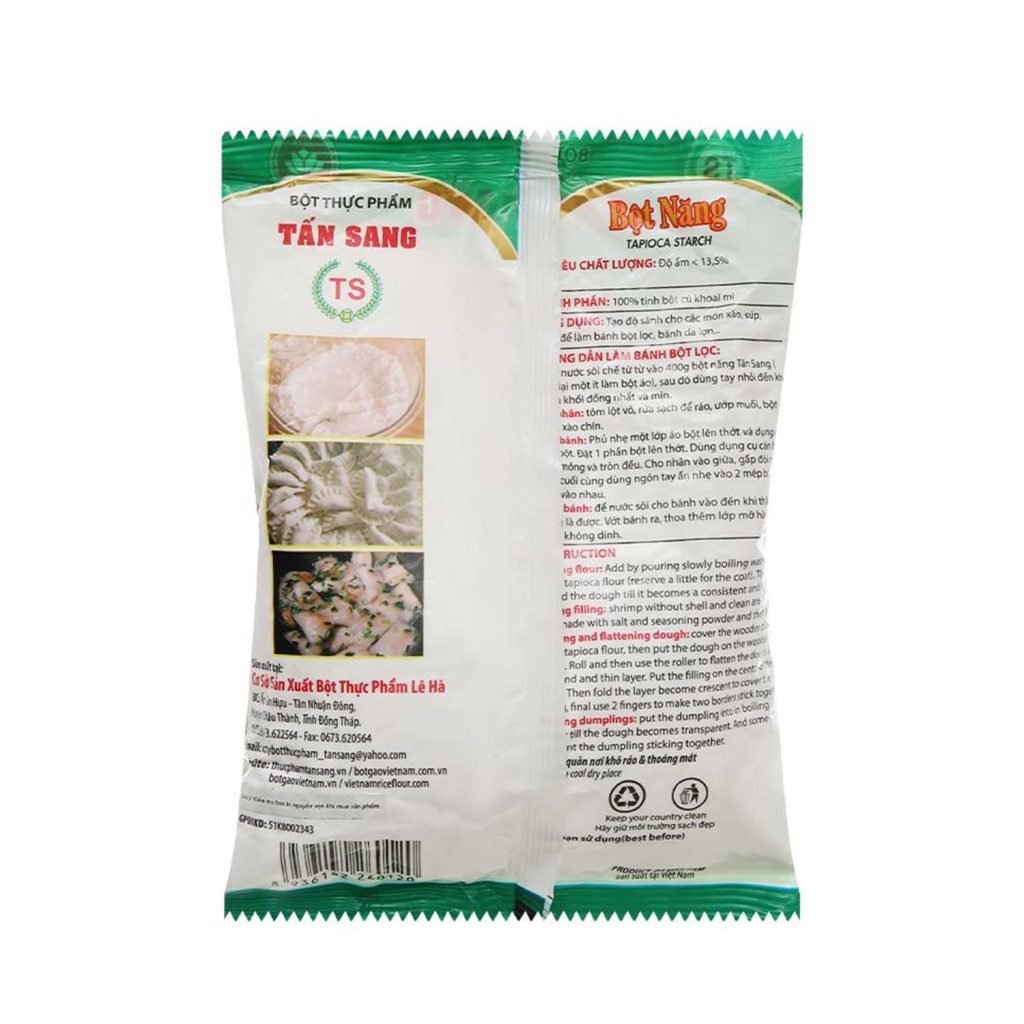 Tan Sang Tapioca Starch 400g | Hong Phat Co., Ltd