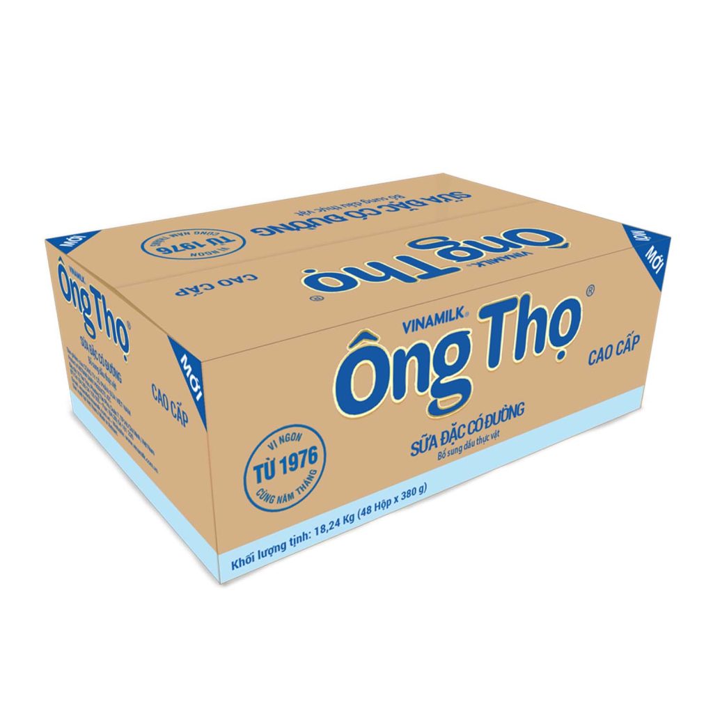 Ong Tho Blue Sweetened Condensed Milk Can 380g - HONG PHAT IMPORT ...