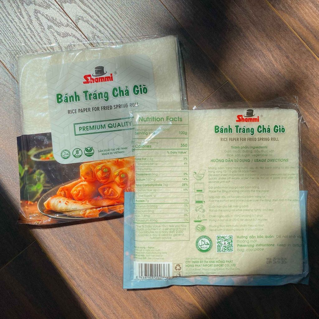 Shammi Fried Spring Roll Rice Paper 200g | Hong Phat Co., ltd